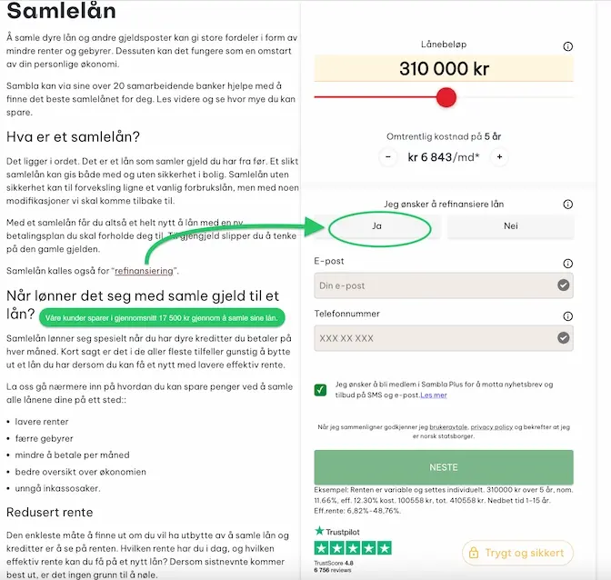 Les dette før du låner penger hos Sambla